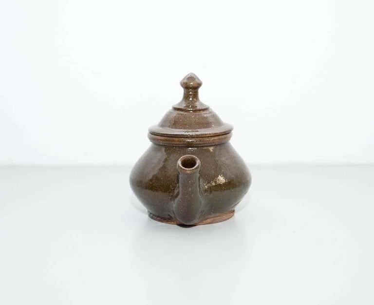 Early 20th Century French Country Ceramic Teapot at 1stDibs