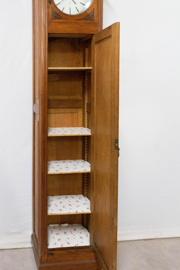 Early 20th Century French Cupboard into Art Nouveau Longcase ...