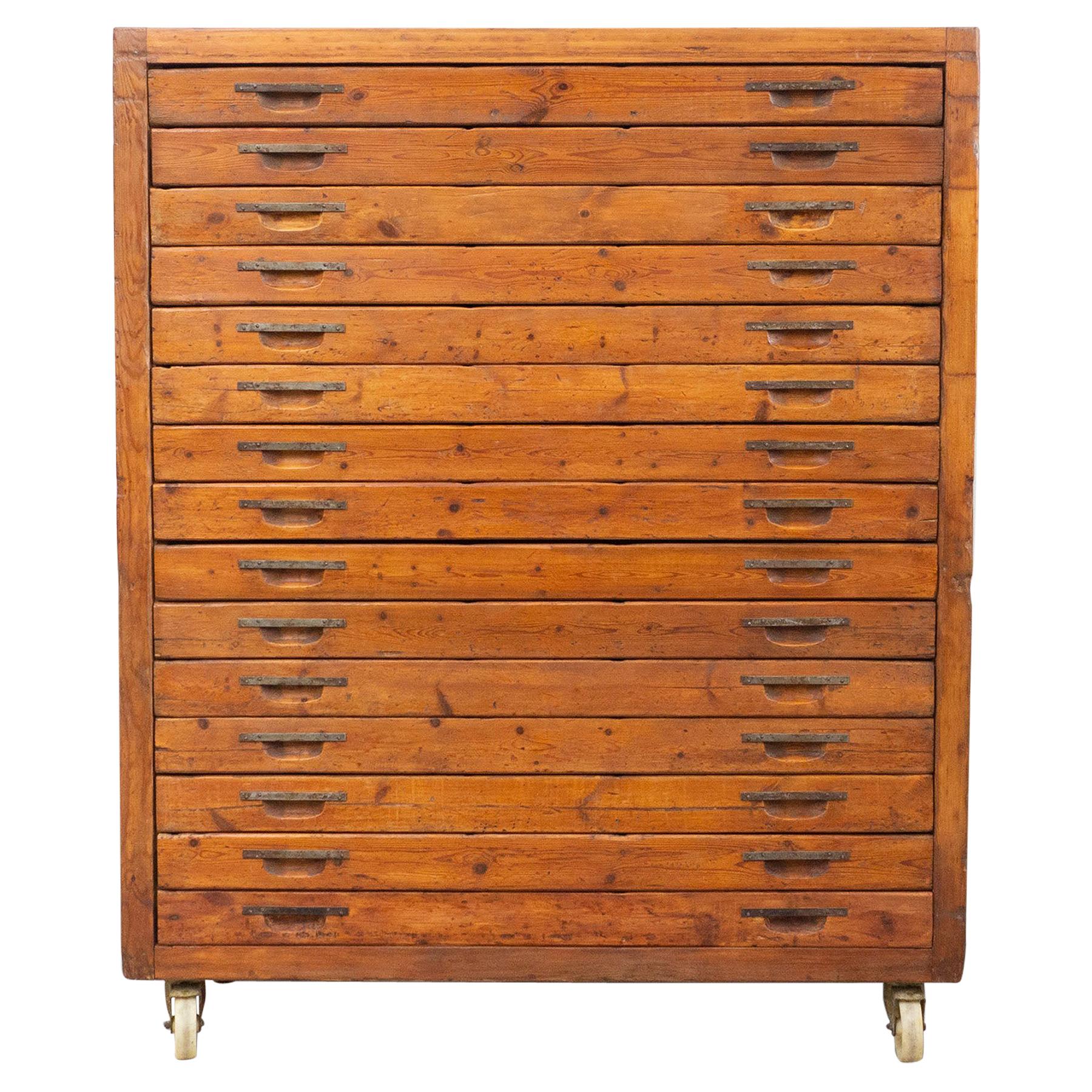 Early 20th Century French File Cabinet For Sale at 1stDibs