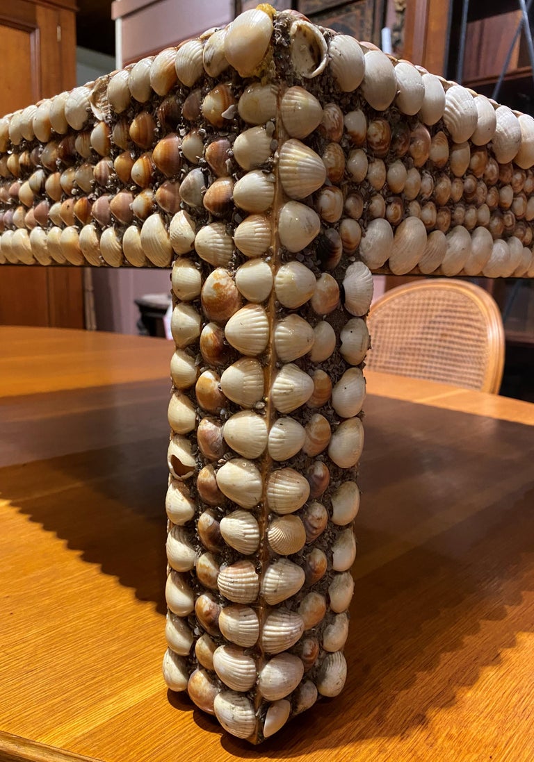 Early 20th Century French Folk Art Shellwork Table For Sale at 1stDibs ...