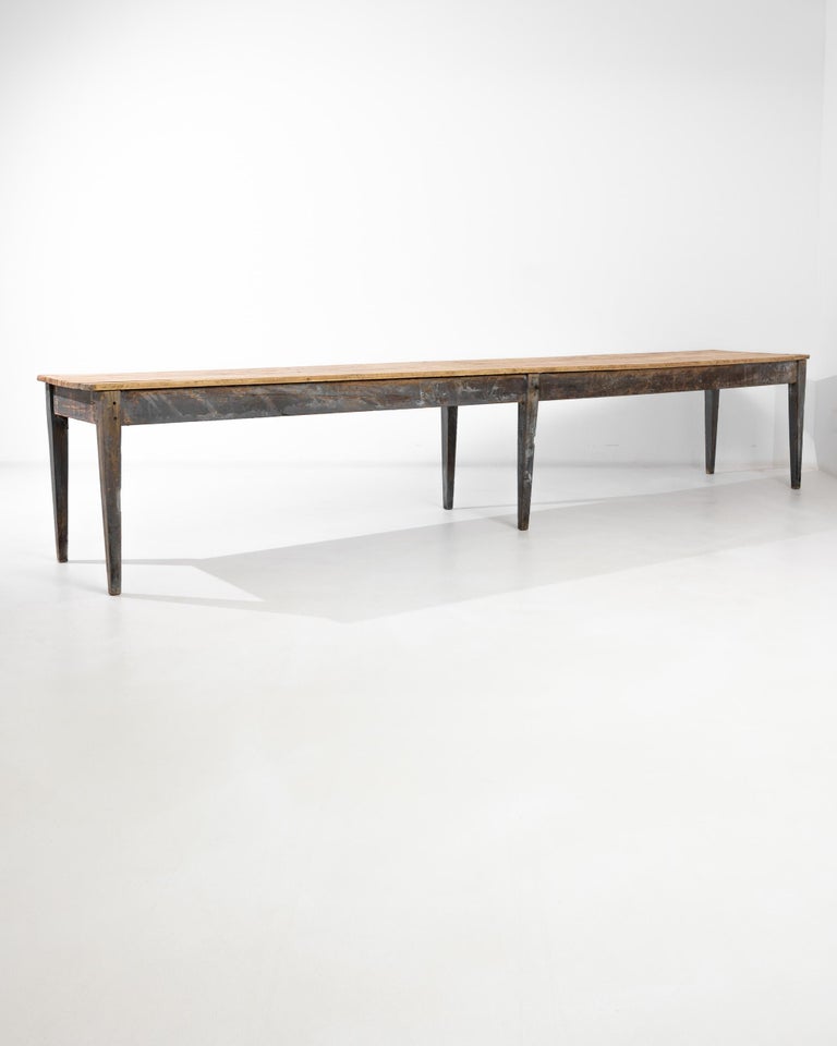Early 20th Century French Long Wooden Table at 1stDibs