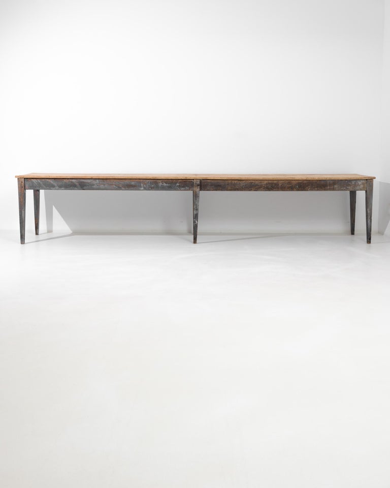 Early 20th Century French Long Wooden Table at 1stDibs