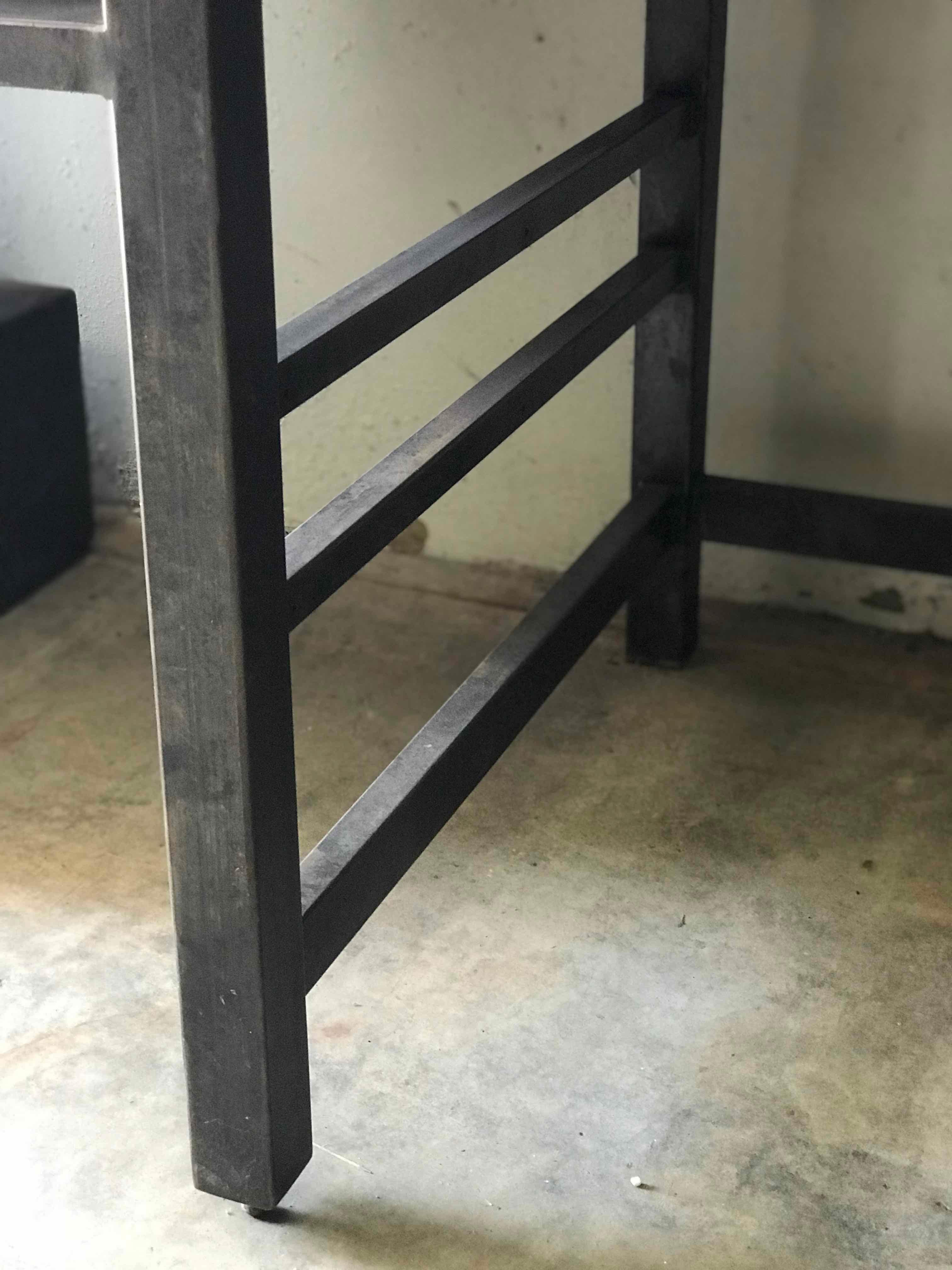 Early 20th Century French Metal Postmasters Desk For Sale at 1stDibs