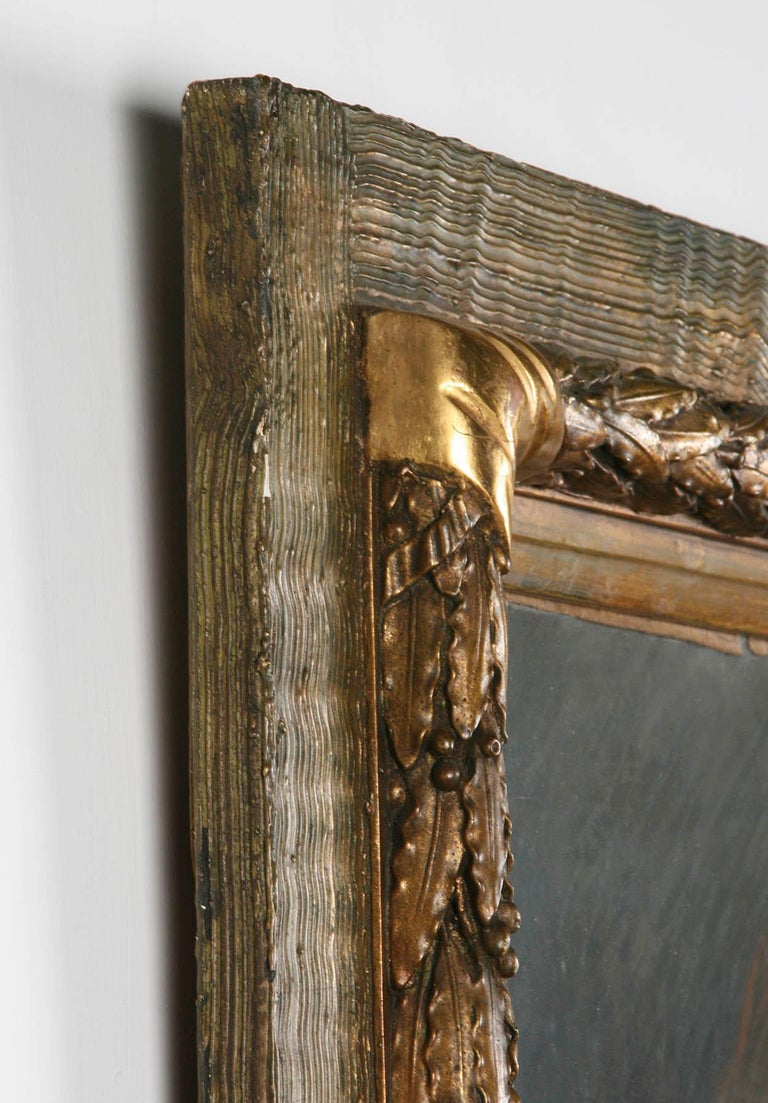 Early 20th Century French Painting Pastel-Color on Paper by H. Bossy ...