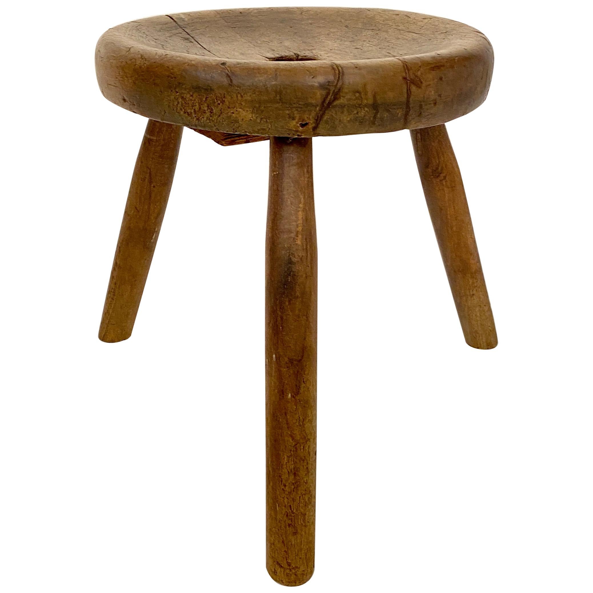 Furniture EVE Vintage French Stool Tabouret Wooden Medium Simple ...