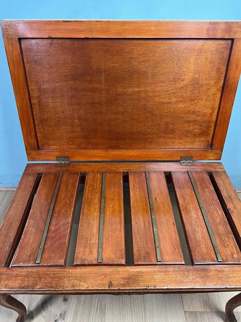 Early 20th Century French Style Beech Luggage Rack / Stool at 1stDibs