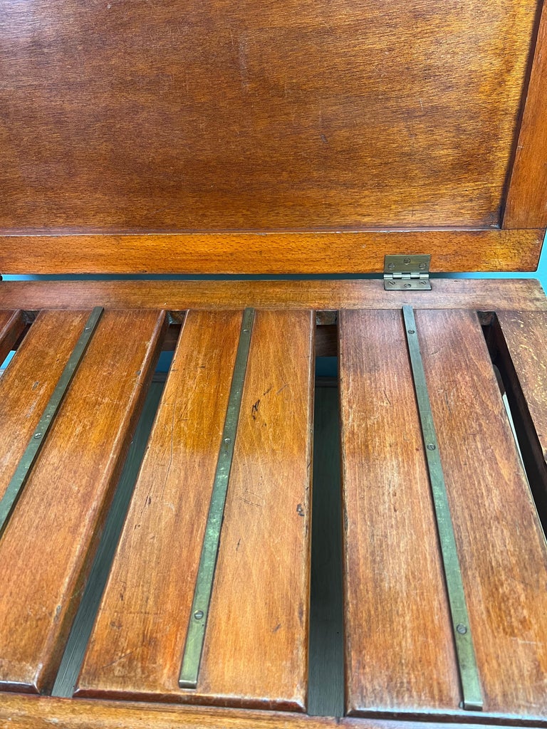 Early 20th Century French Style Beech Luggage Rack / Stool at 1stDibs