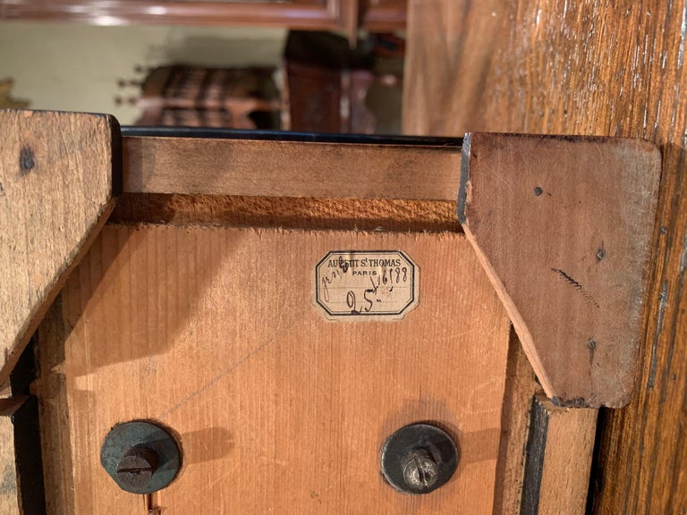 Early 20th Century French Tulip Wood and Painted Four-Song Cylinder ...