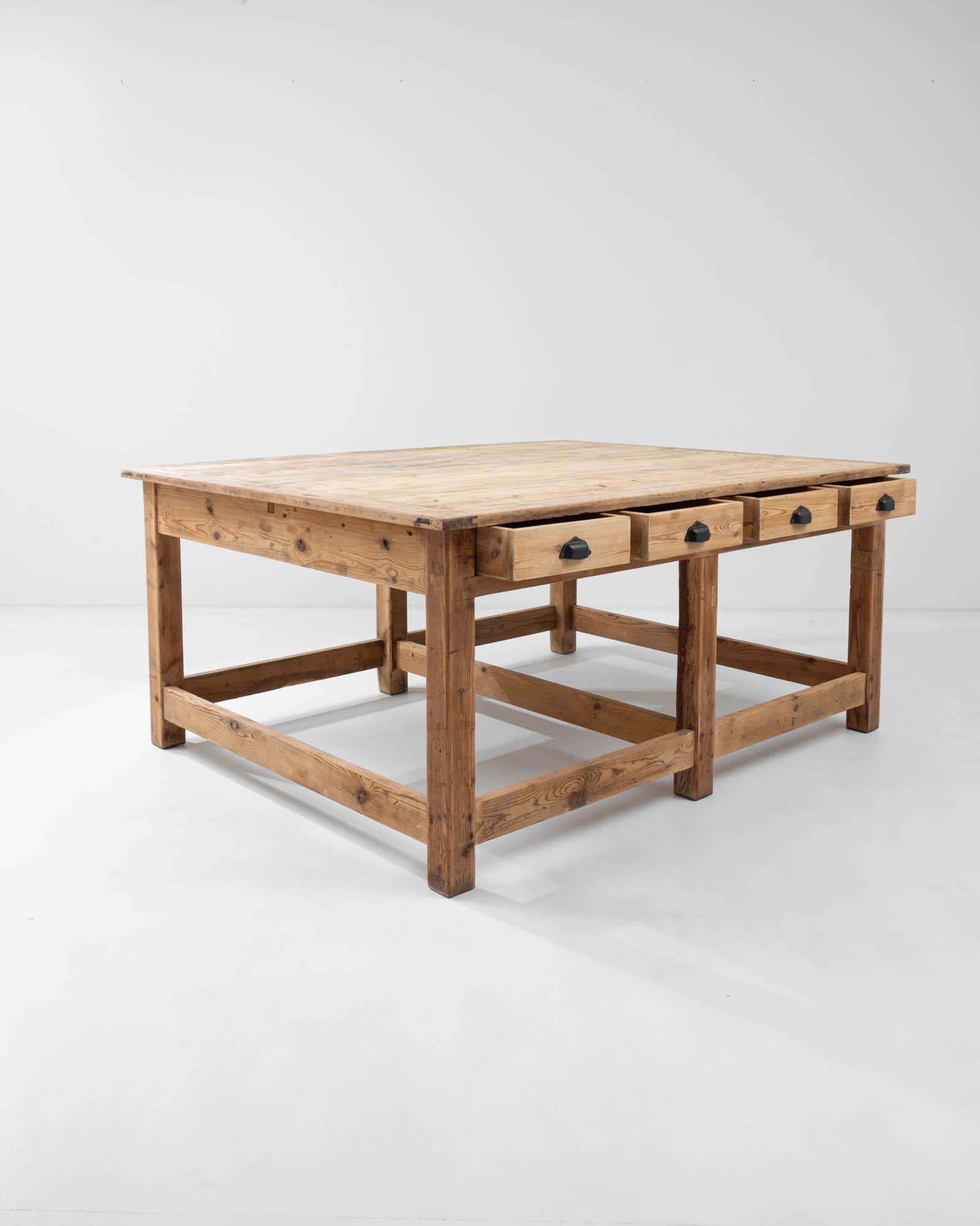 Early 20th Century French Wooden Work Table For Sale at 1stDibs