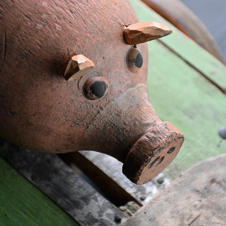 Early 20th Century German Folk Art Animated Pull Along Toy For Sale at ...