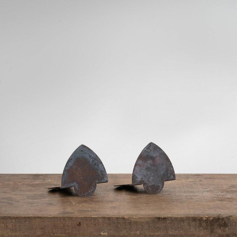 Early 20th Century German Mule Form Folk Art Book Ends in Metal For ...