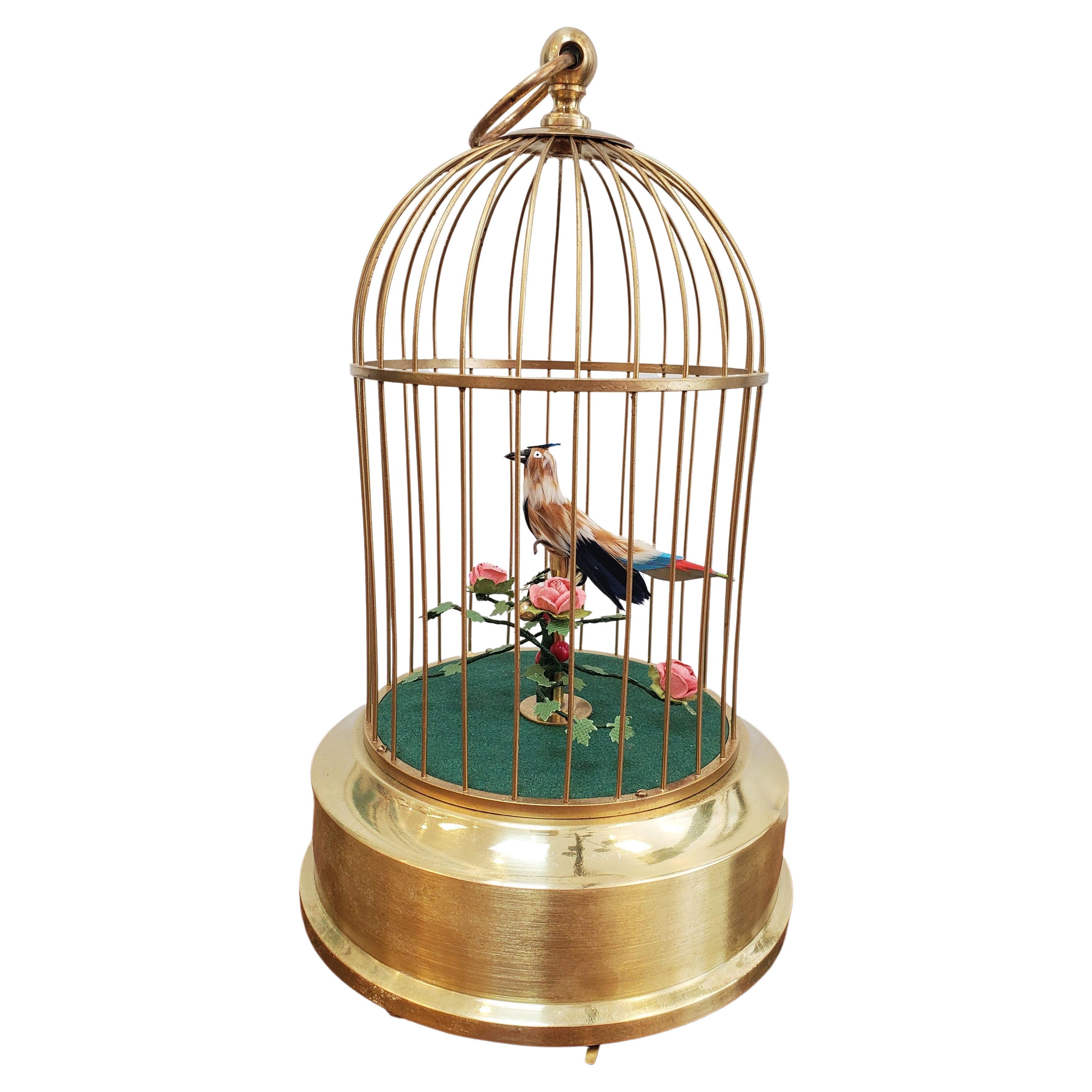 Early 20th Century German Signing Bird Automaton For Sale at 1stDibs
