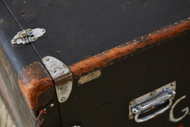 Early 20th Century German Steamer Trunk by Kongsbak at 1stDibs