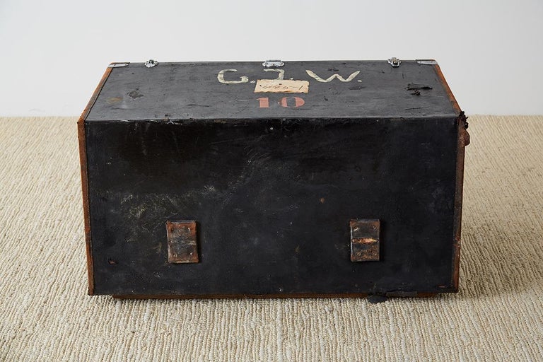 Early 20th Century German Steamer Trunk by Kongsbak at 1stDibs