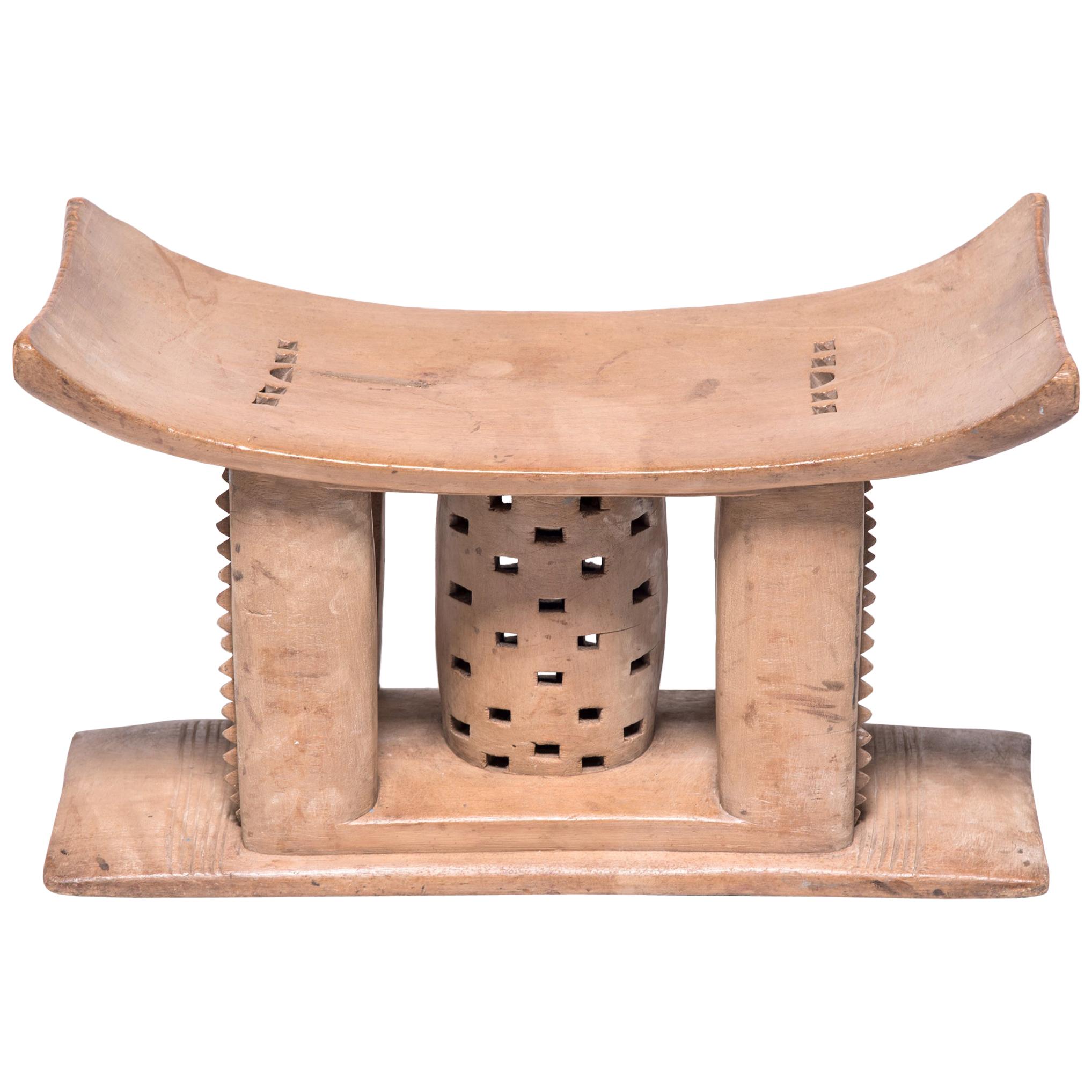 Early 20th Century Ghanaian Ashanti Marriage Stool at 1stDibs