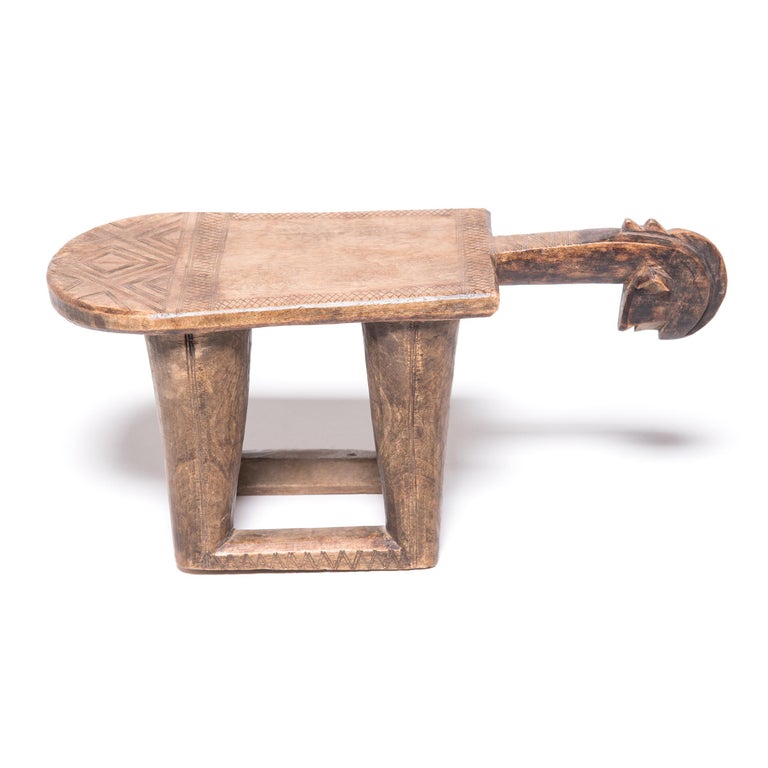 Early 20th Century Ghanaian Lobi Figurative Stool at 1stDibs