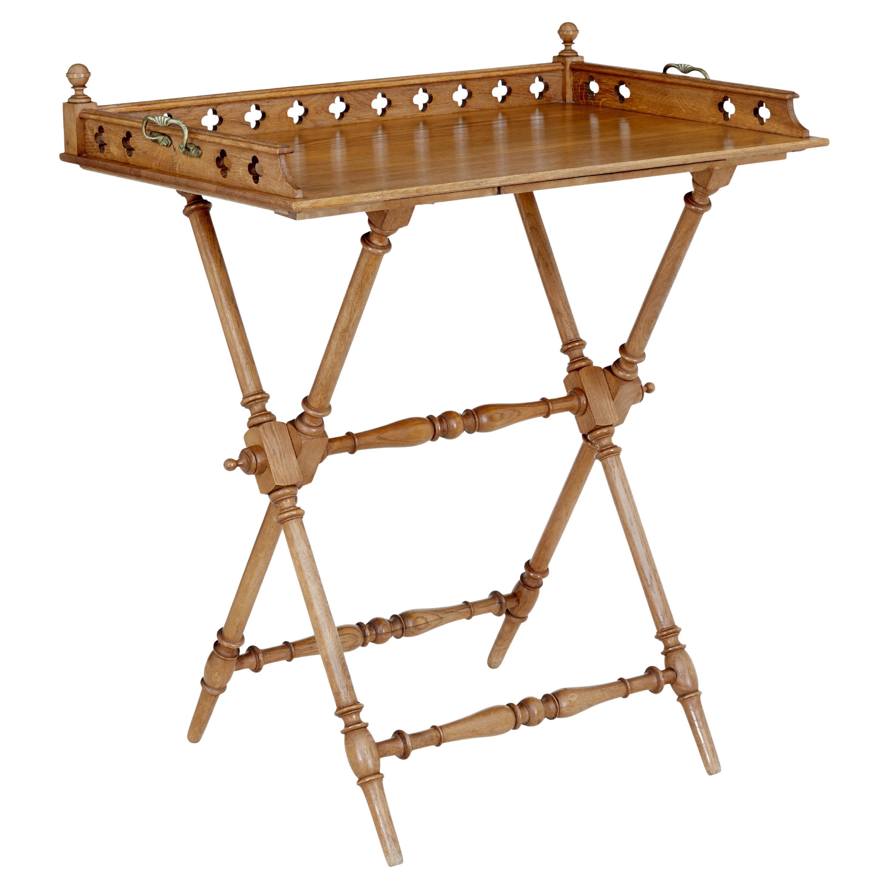Butlers Tray with Stand For Sale at 1stDibs