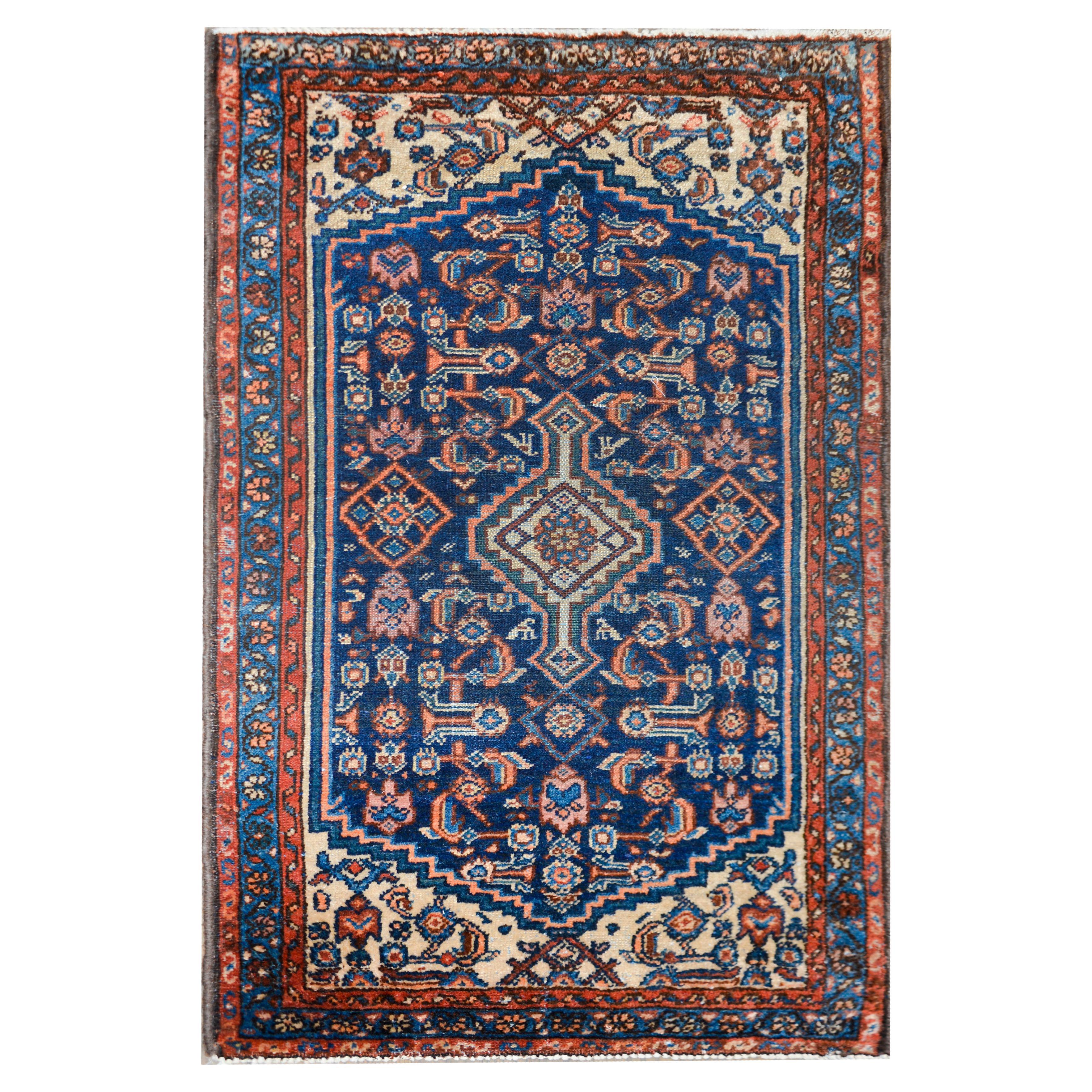 Early 20th Century Herati Hamadan Rug For Sale at 1stDibs