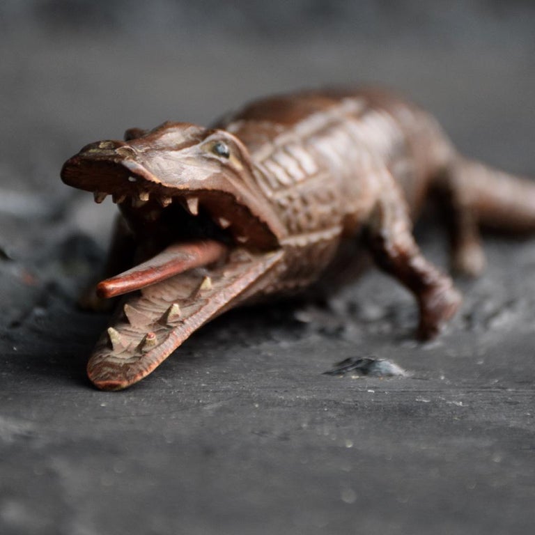 Early 20th Century Hand Carved Black Forest Wooden Articulated ...