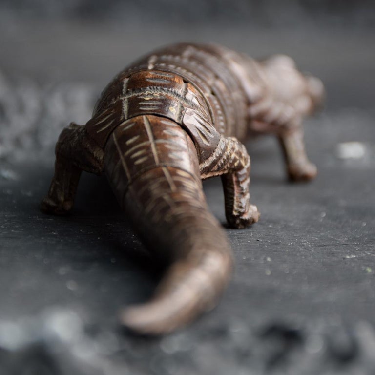 Early 20th Century Hand Carved Black Forest Wooden Articulated ...