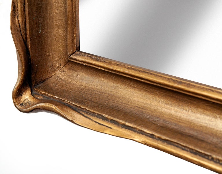 Early 20th Century Hand Formed Batwing Framed Mirror For Sale at 1stDibs