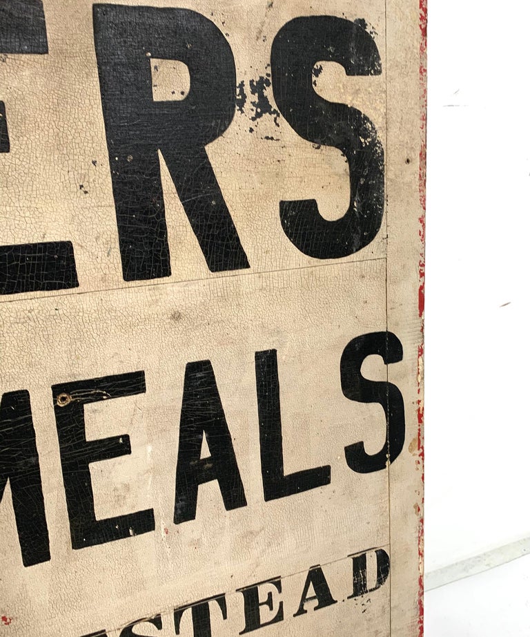 Early 20th Century Handmade Massachusetts Boarding House Advertising ...