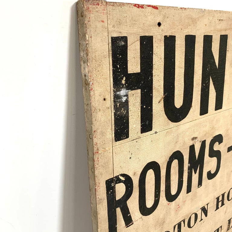 Early 20th Century Handmade Massachusetts Boarding House Advertising ...