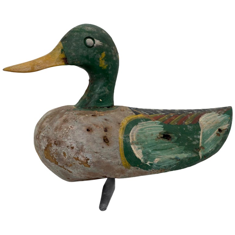 Early 20th Century Hand Painted Duck Decoy Antique German For Sale at ...