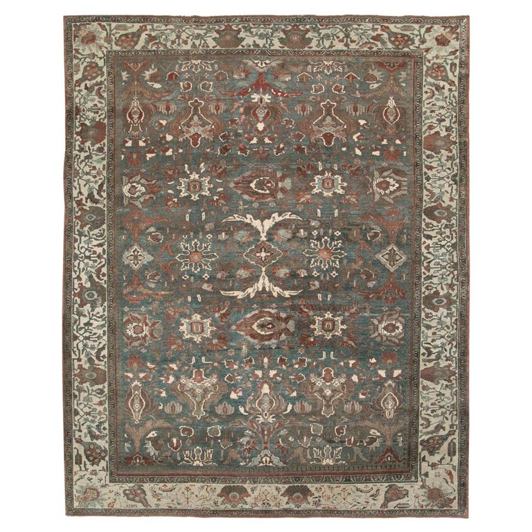 Early 20th Century Handmade Persian Malayer Room Size Carpet For Sale ...