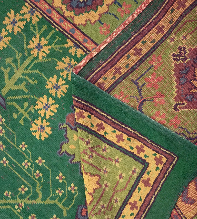 Early 20th Century Handwoven Donegal Rug Handwoven in Ireland For Sale ...