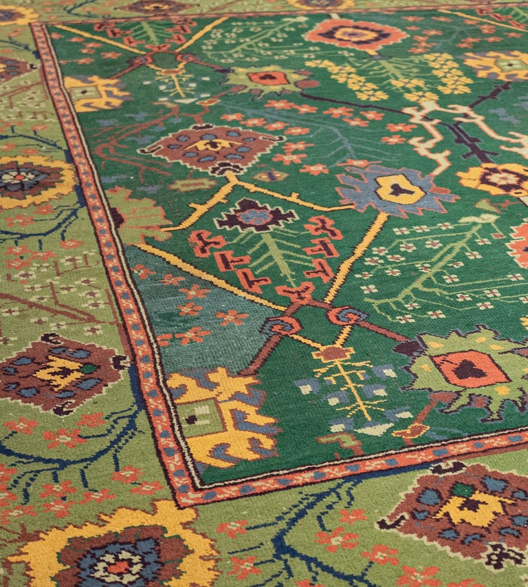 Early 20th Century Handwoven Donegal Rug Handwoven in Ireland For Sale ...