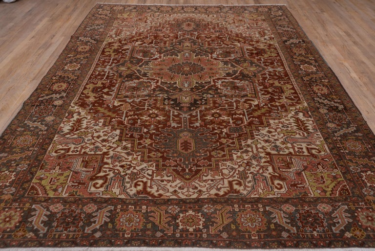 Early 20th Century Heriz Carpet, circa 1910s For Sale at 1stDibs