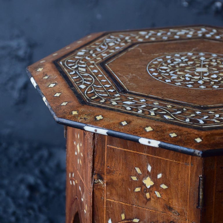 Early 20th Century Indian Hoshiarpur Occasional Table For Sale at 1stDibs