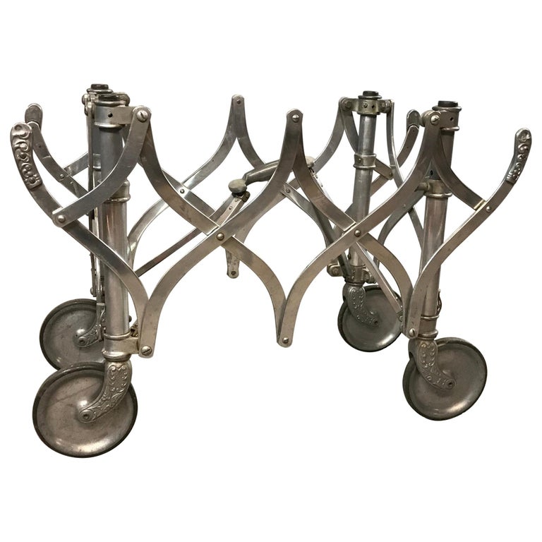 Early 20th Century Industrial Aluminum Church Truck Gurneys For Sale at ...