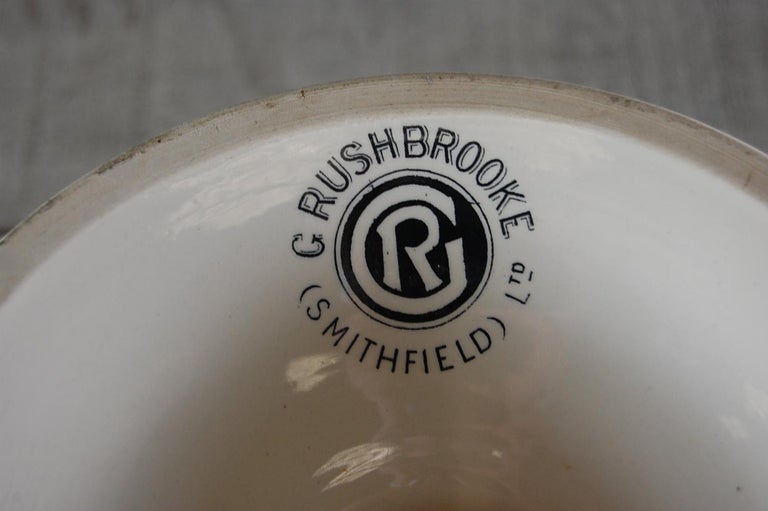 Early 20th Century Ironstone Rushbrooke Butchers Ham Stand at 1stDibs