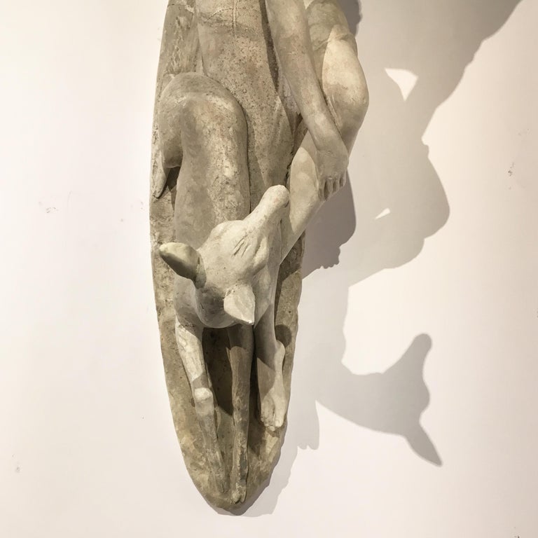 Early 20th Century Italian Art Deco Plaster Sculpture by Mario Bandini ...