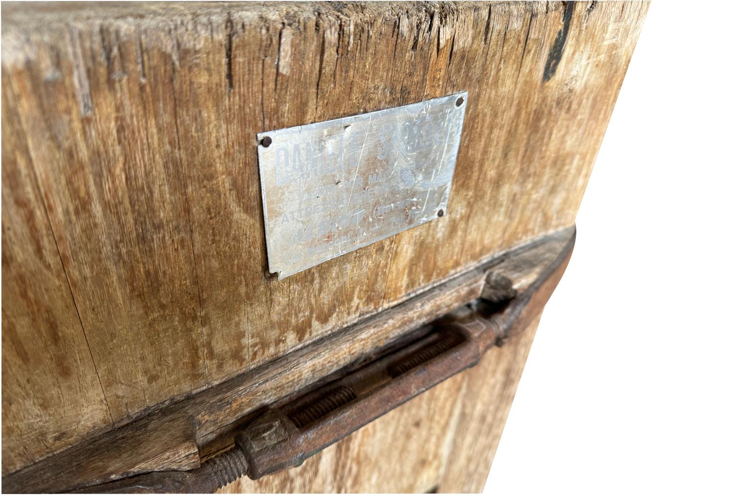 Early 20th Century Italian Billot - Chopping Block For Sale at 1stDibs