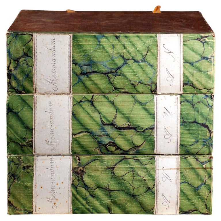 Early 20th Century Italian Document Boxes For Sale at 1stDibs