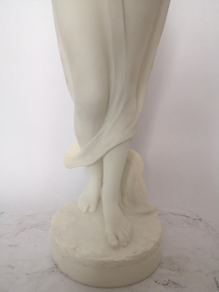 Early 20th Century Italian Marble Sculpture of a Nymph by C Pittaluga ...