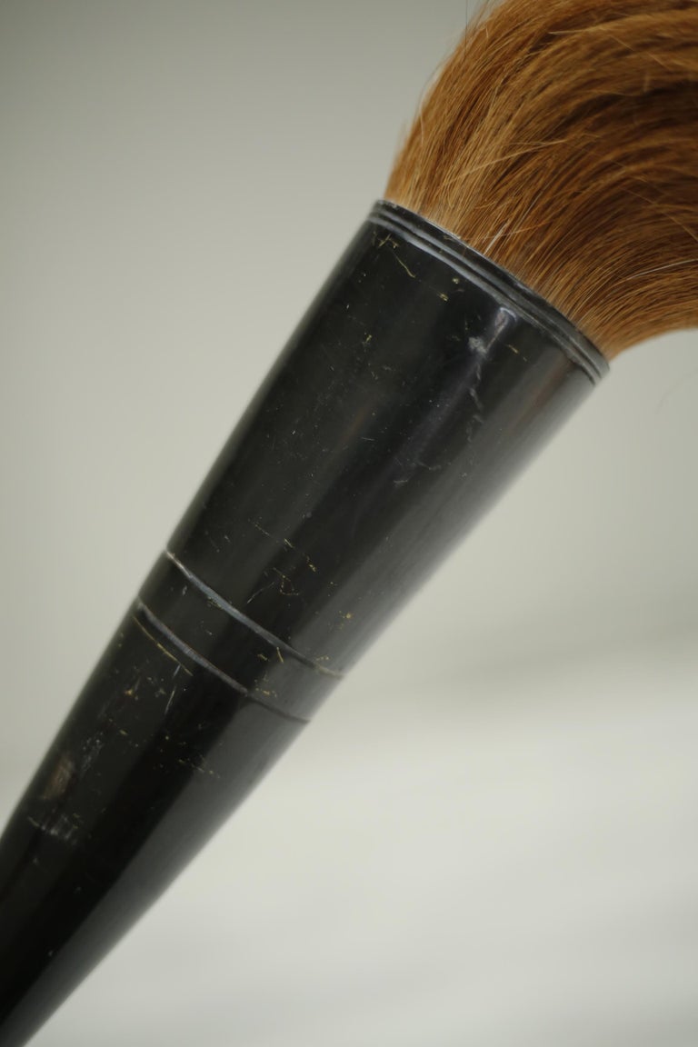 Early 20th Century Japanese Calligraphy Brush, Ebony at 1stDibs