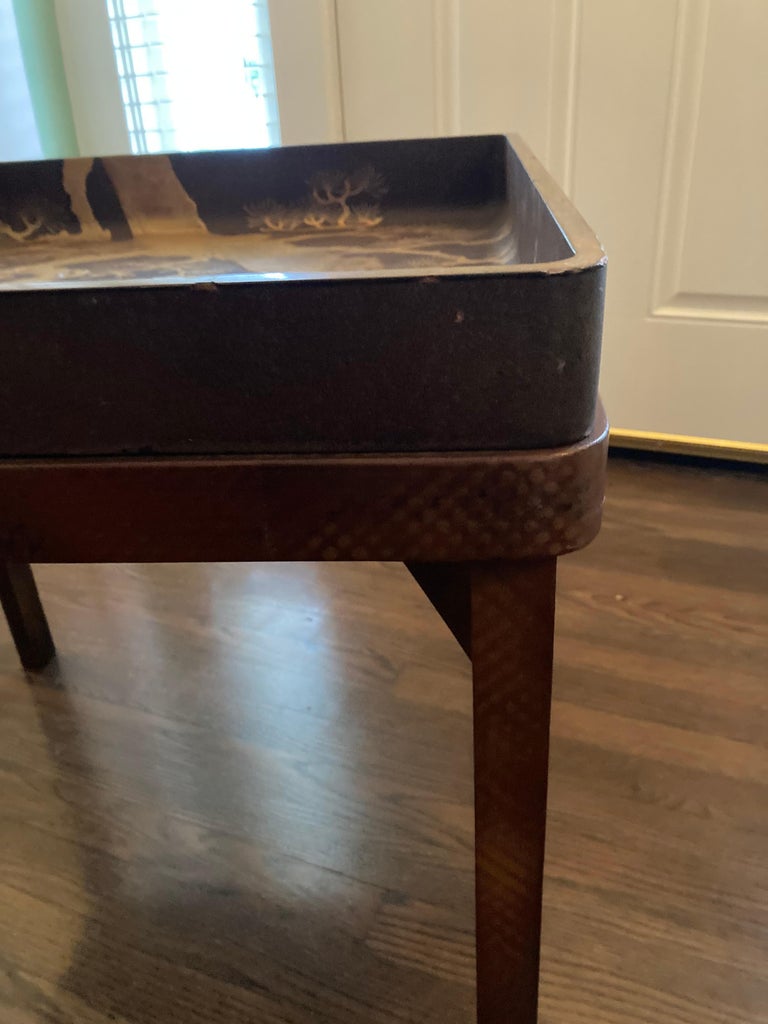 Early 20th Century Japanese Lacquer Tray Table For Sale at 1stDibs