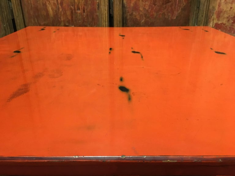 Early 20th Century Japanese Taisho Period Negoro Lacquer Low Table at ...