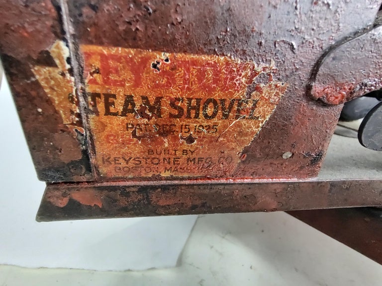 Early 20th Century Keystone Pressed Steel Toy Steam Shovel For Sale at ...