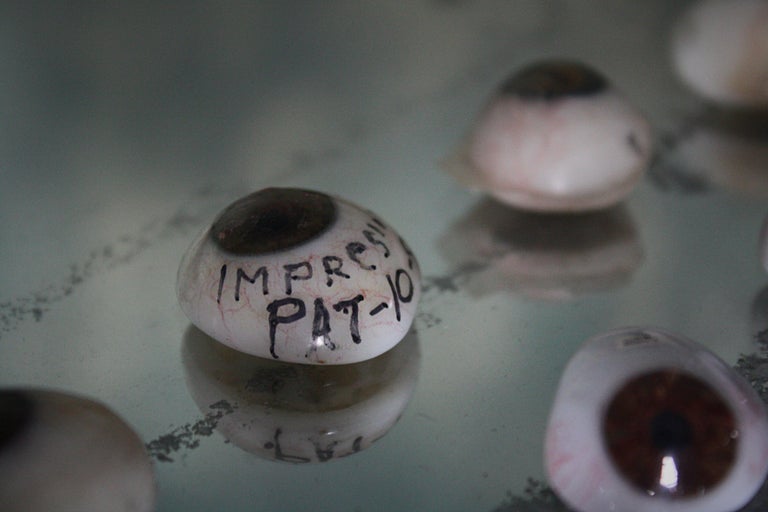 Early 20th Century Large Collection of Ocular Prosthesis Glass Eyes at ...