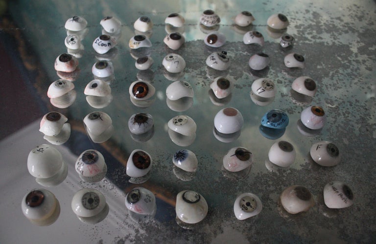Early 20th Century Large Collection of Ocular Prosthesis Glass Eyes at ...