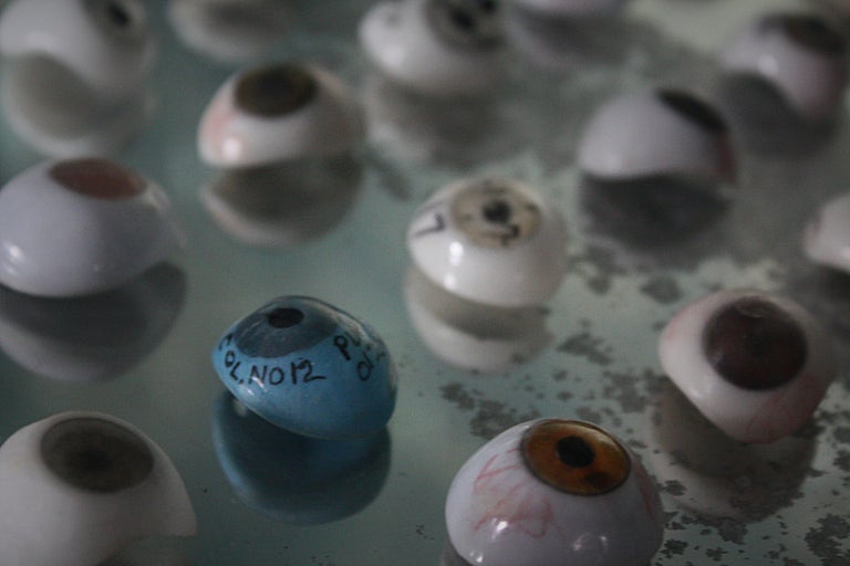 Early 20th Century Large Collection of Ocular Prosthesis Glass Eyes at ...