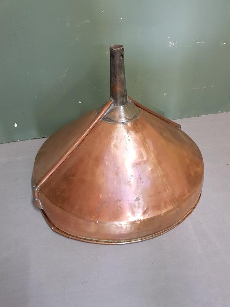 Early 20th Century Large French Copper Funnel from the Champagne ...
