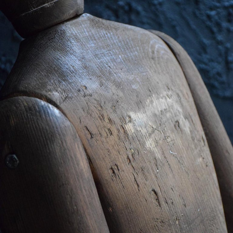 Early 20th Century Life Size Articulated Hand Carved Pinocchio Figure ...