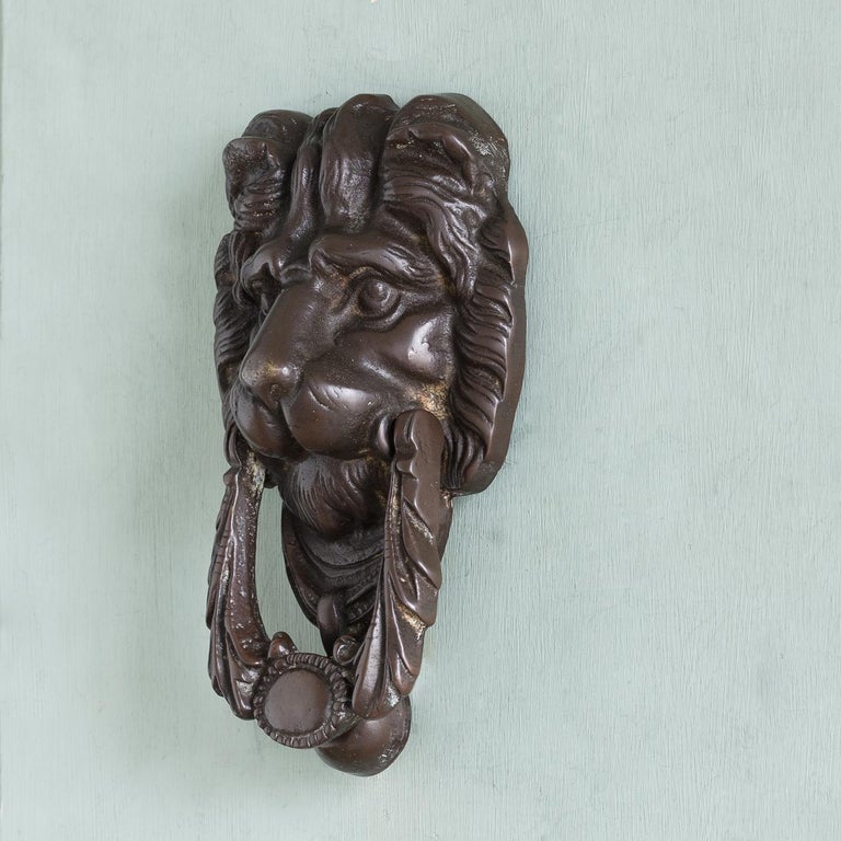 Early 20th Century Lion’s Mask Knocker at 1stDibs