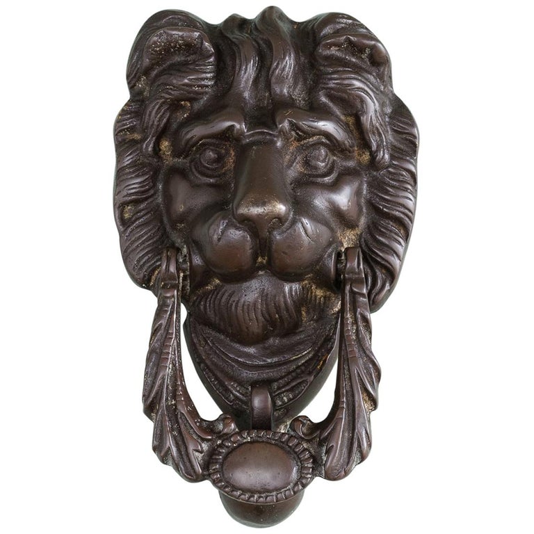 Early 20th Century Lion’s Mask Knocker at 1stDibs